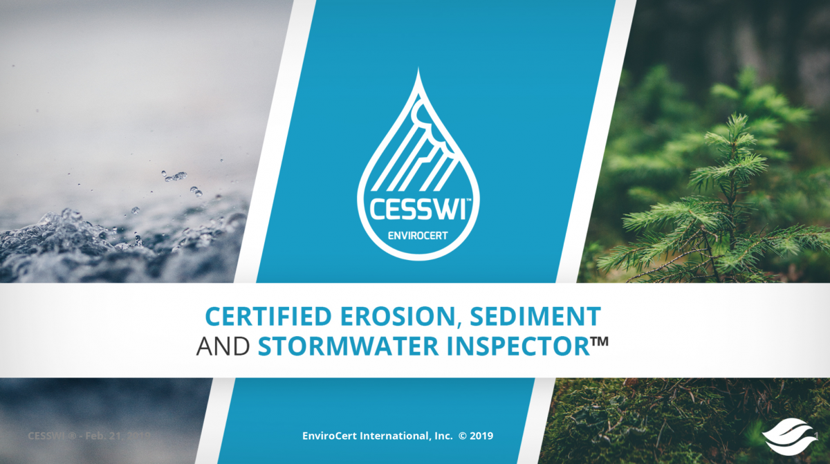 CESSWI General Principles Review: On-Demand - EnviroCert International ...