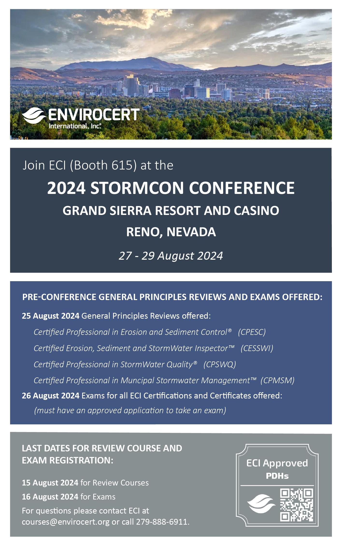StormCon 2024 - EnviroCert International, Inc.